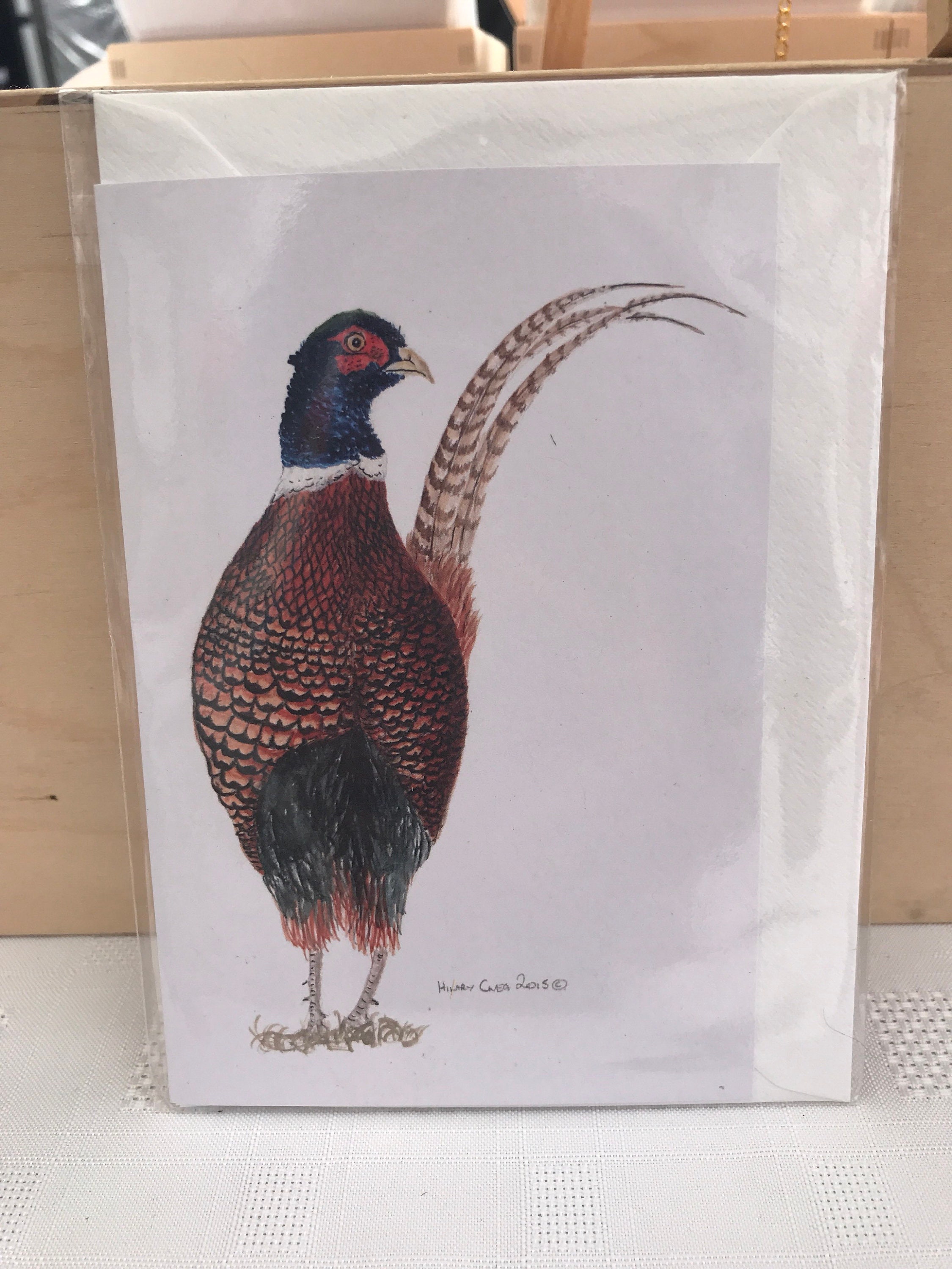Pheasant Recycled Greetings Card - Etsy