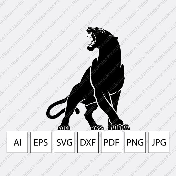 Puma Logo Silhouette - Etsy