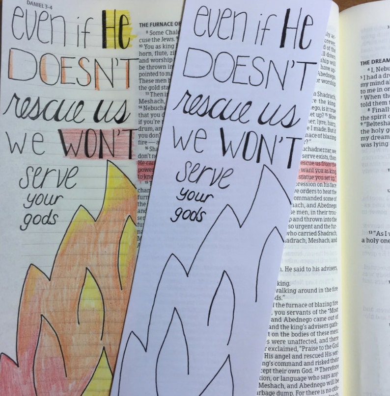 Template I: Bible Journaling Printable Template Set of 5 Designs - Old ...
