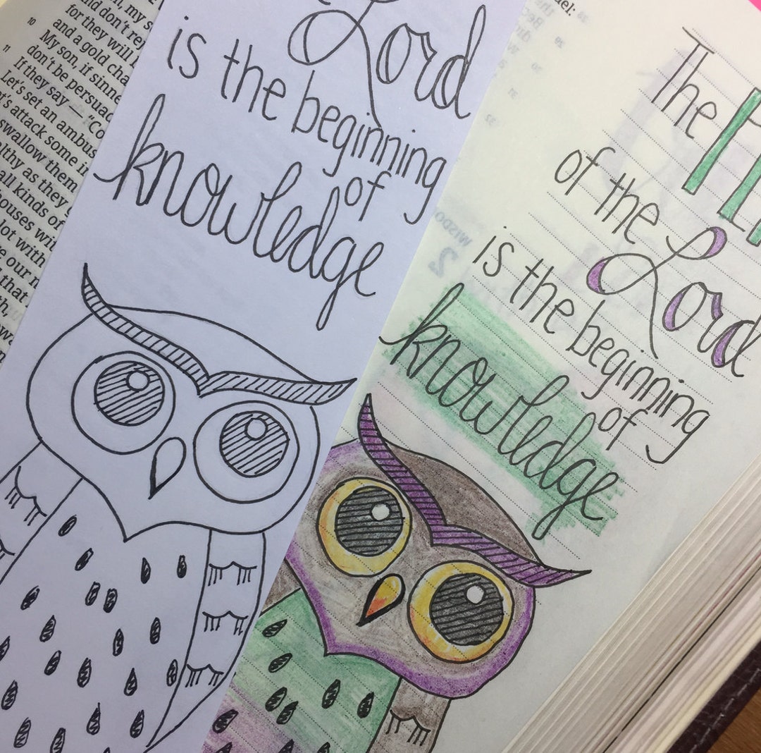 Template Q: Bible Journaling Printable Proverbs Template Set of 5 ...