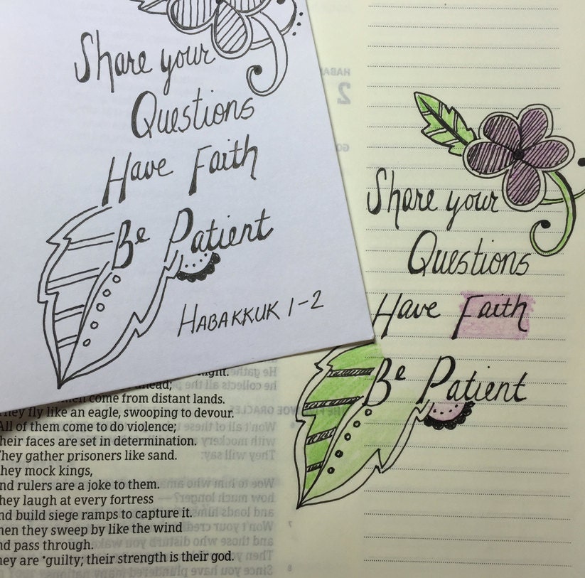 Template E: Bible Journaling Printable Template Set of 6 Designs Old ...