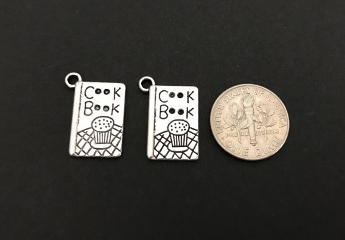Cookbook Charm. Lot of 10 / 20 / 30 / 40 / 50 PCS Antique | Etsy