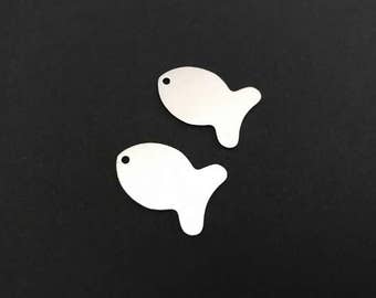 10 Deburred 1 1/4 FISHING LURE choose Your Metal Aluminum Brass Bronze ...