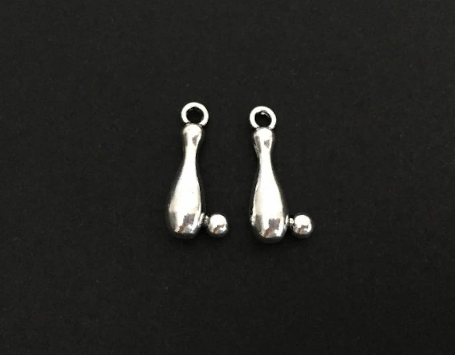 Bowling Charm. Bulk Bowling Ball Charms. Balling Pin Charm. 3D - Etsy