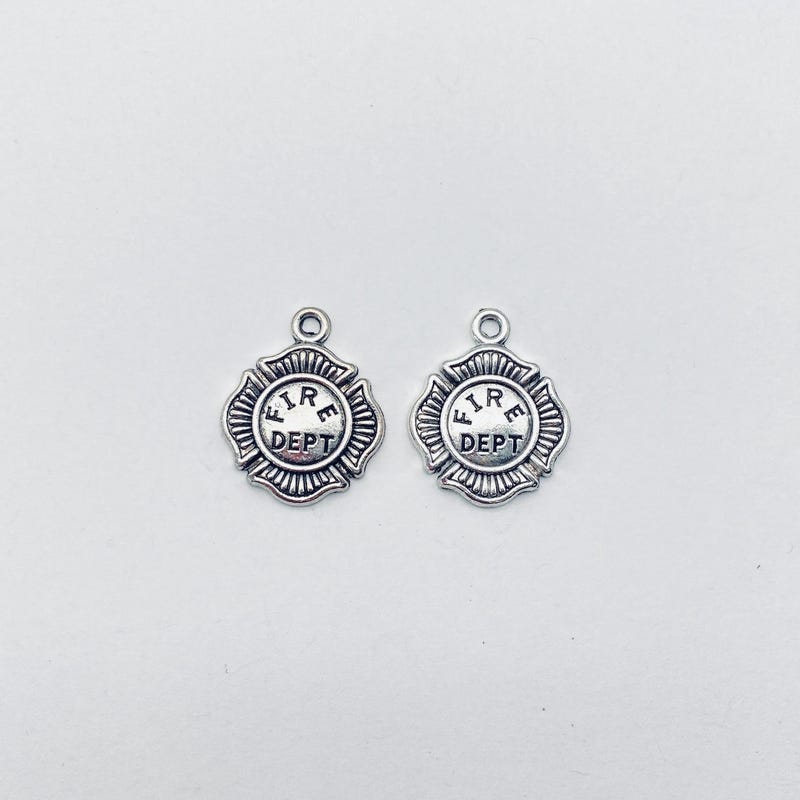 Firefighter Charm - Etsy