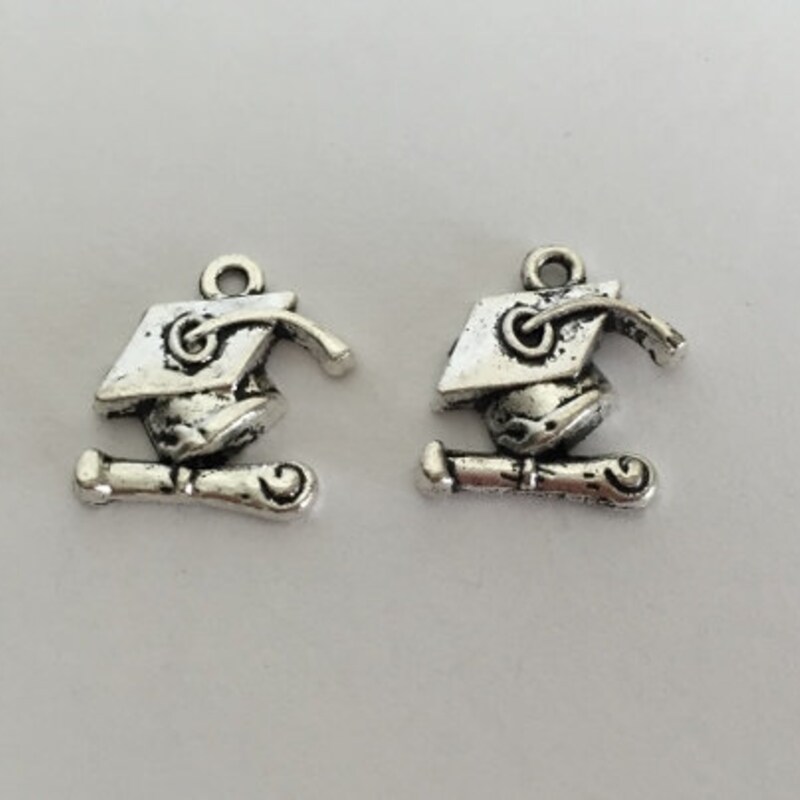 Graduation Cap Charm - Etsy