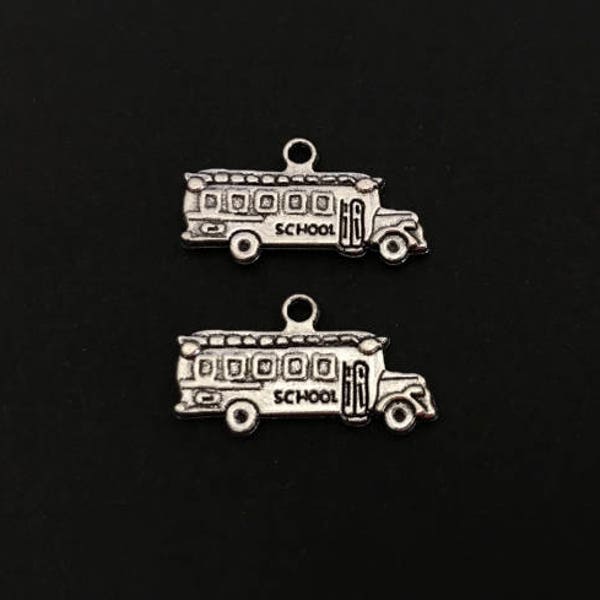 School Bus Charm - Etsy