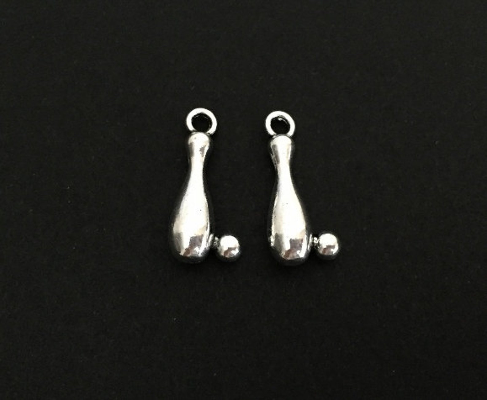 Bowling Charm. Bulk Bowling Ball Charms. Balling Pin Charm. 3D - Etsy