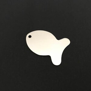 LARGE Stainless Steel Fish Blanks. Hand Stamping Fish Tags. - Etsy