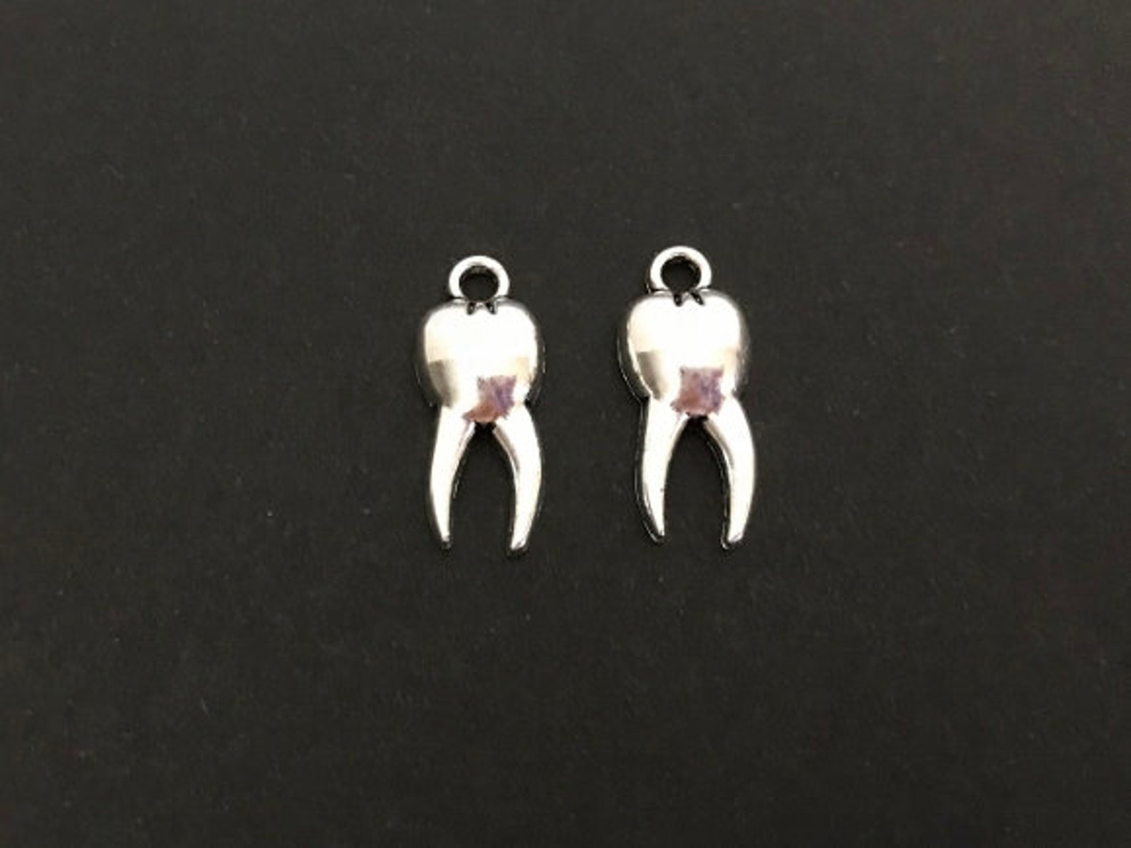 Tooth Charm. Dental Charm. Lot of 10 / 20 / 30 / 40 / 50 / 100 - Etsy