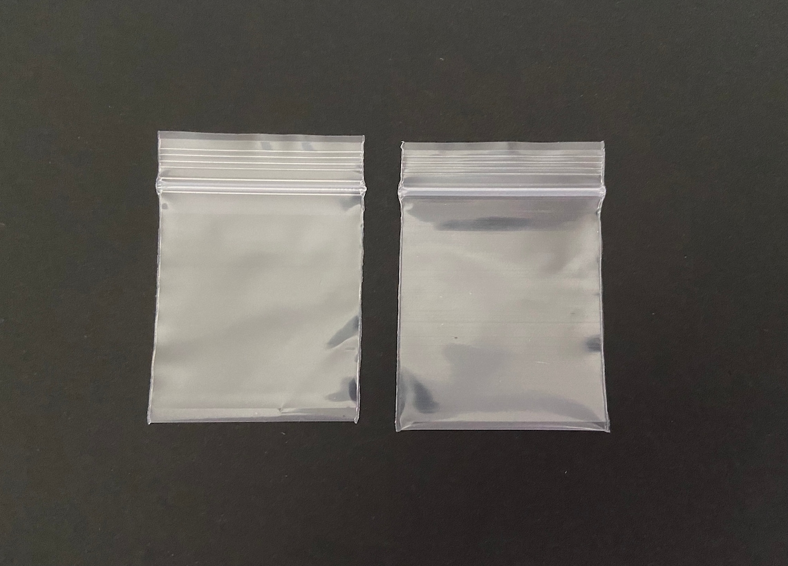 SMALL Clear Plastic Zip Lock Bags. Tiny Resealable Jewelry - Etsy