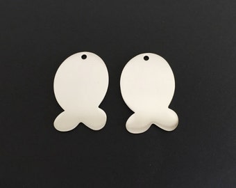 Stainless Steel Shiny Footprint Blanks. Hand Stamping | Etsy