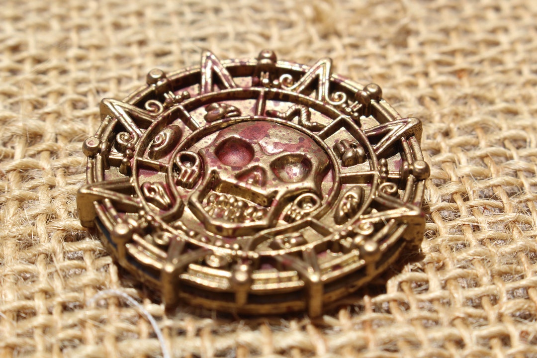 Metal Pirates of the Caribbean: Aztec Gold Coin - Etsy