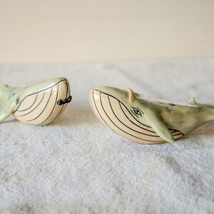 Handmade Ceramic Blue Whale Figurine - Etsy