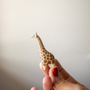 Miniature Handmade Ceramic Giraffe Figurine - Etsy