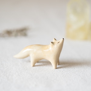 Handmade Ceramic Arctic Fox - Etsy