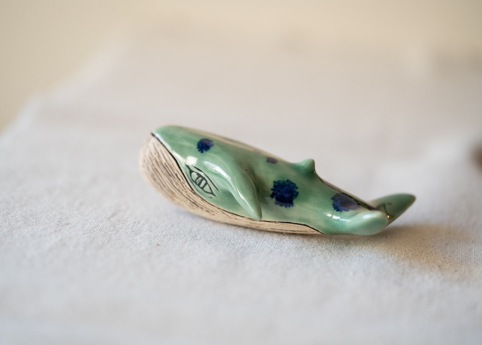 Handmade Ceramic Blue Whale Figurine - Etsy