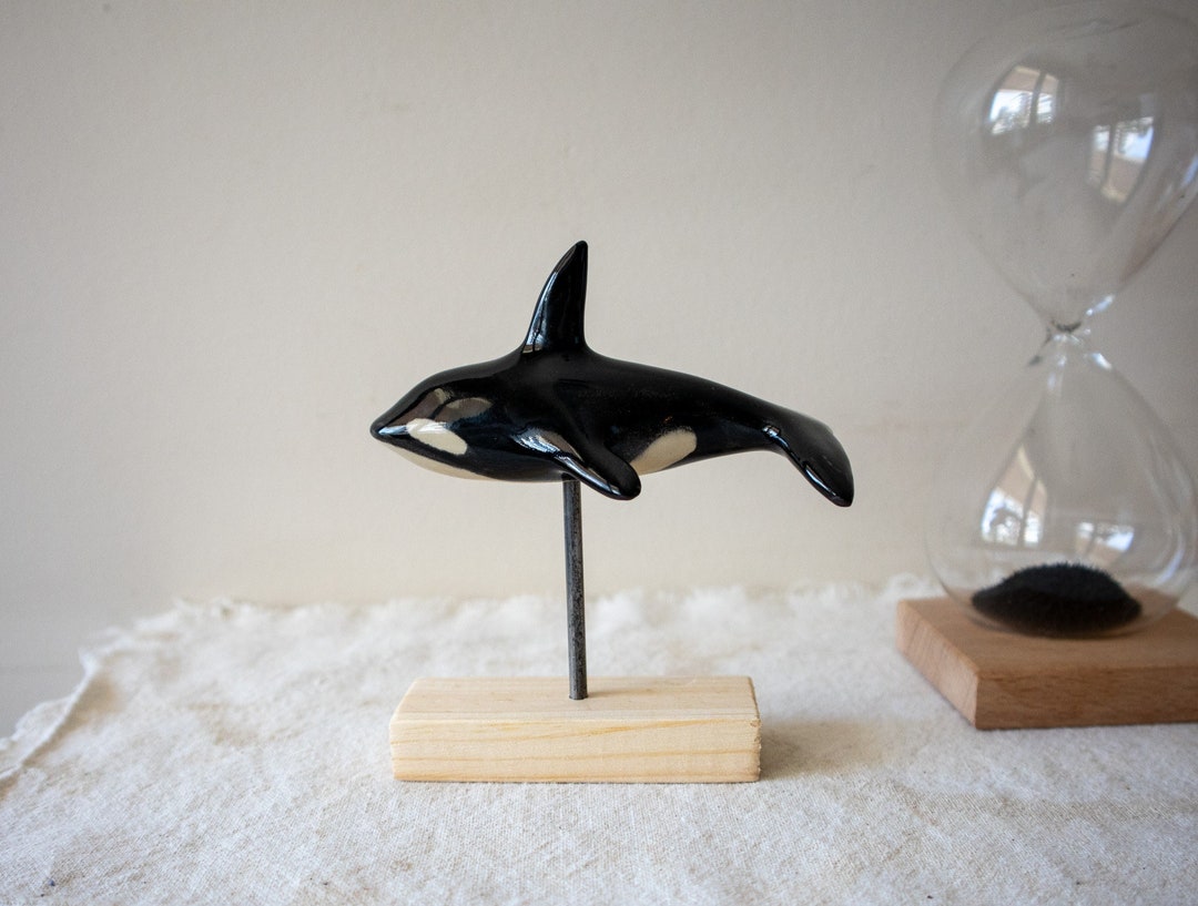 Handmade Ceramic Orca Sculpture - Etsy