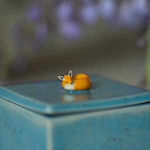 Handmade Ceramic Box With Fox - Etsy