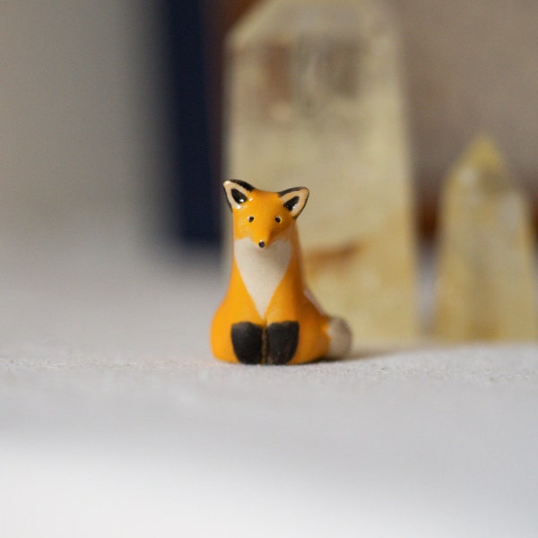 Fox Figurine - Etsy