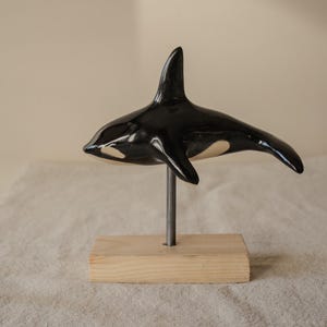 Handmade Ceramic Orca Sculpture - Etsy