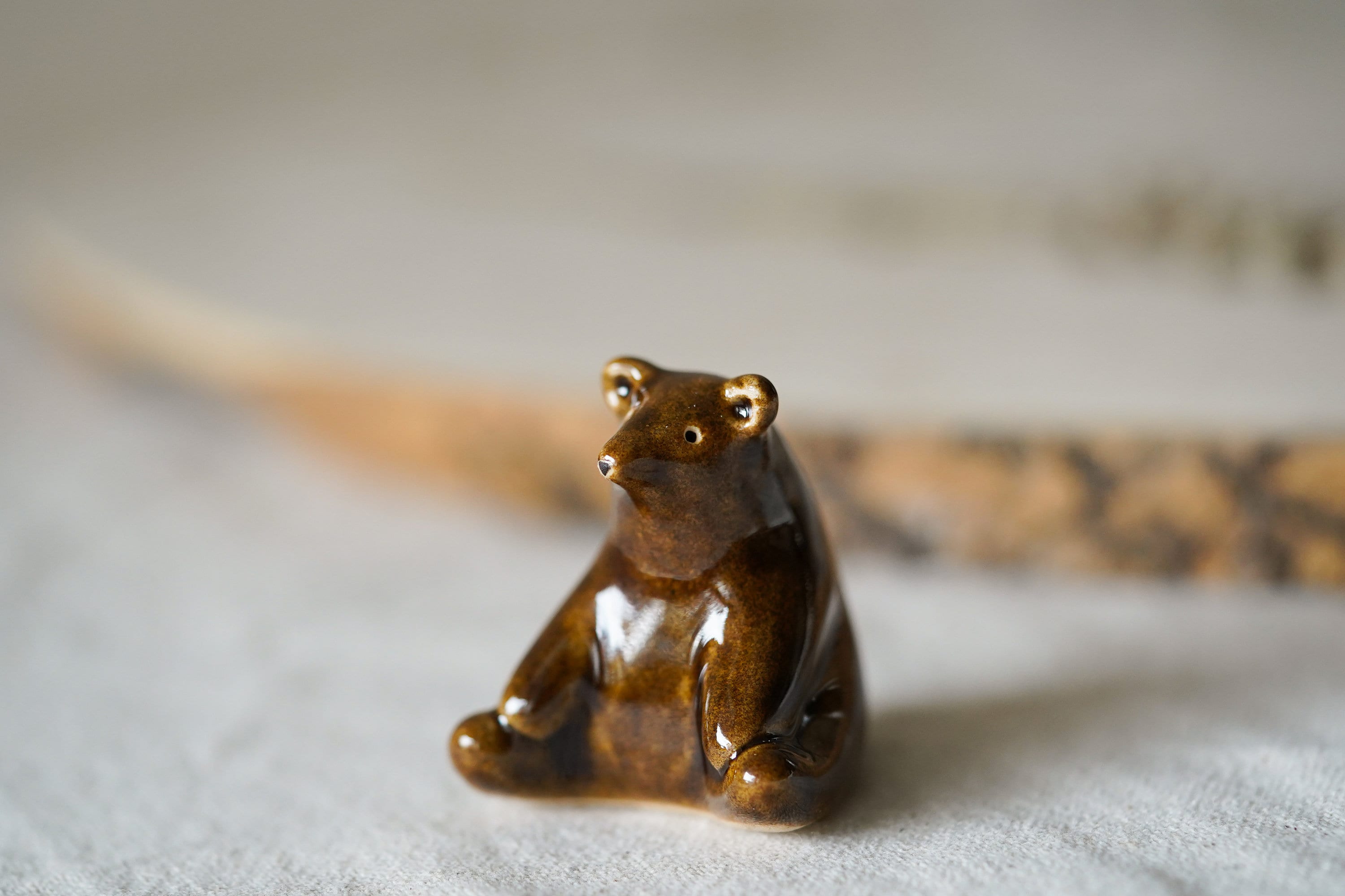 Handmade Ceramic Bear Figurine - Etsy