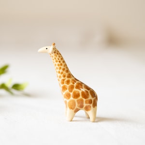 Miniature Handmade Ceramic Giraffe Figurine | Etsy