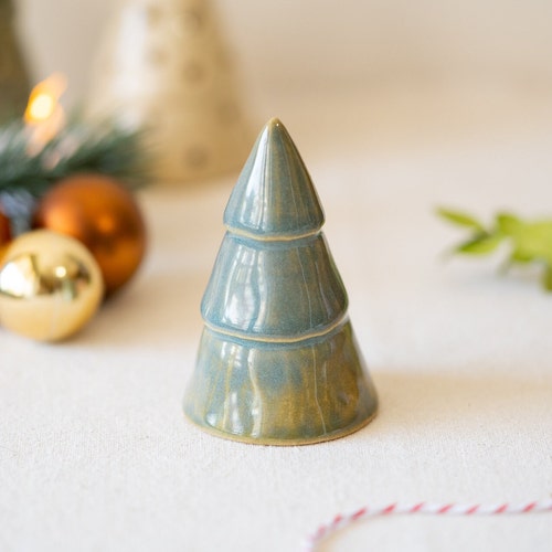 Holiday Ceramic Christmas Tree Holiday Decor Unique Christmas | Etsy