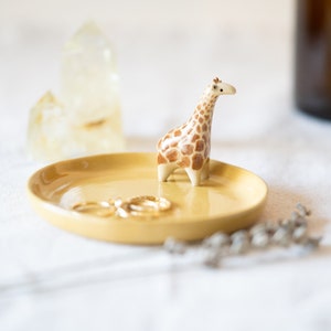 Handmade Ceramic Ring Dish With Giraffe - Etsy