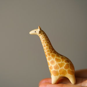 Miniature Handmade Ceramic Giraffe Figurine - Etsy
