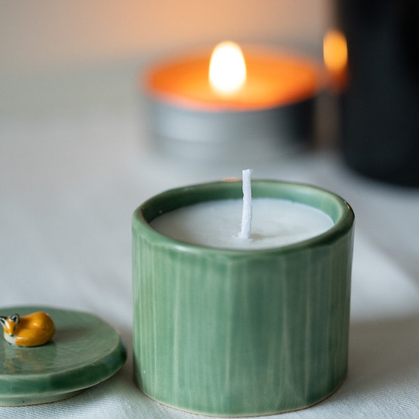 Ceramic Soy Candle - Etsy