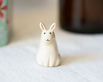 Ceramic Rabbit Figurine - Etsy
