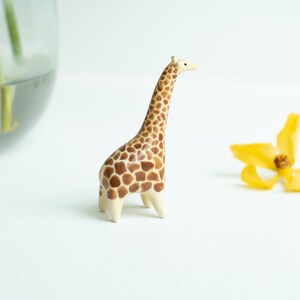 Miniature Handmade Ceramic Giraffe Figurine | Etsy