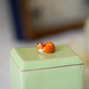 Handmade Ceramic Box With Fox - Etsy