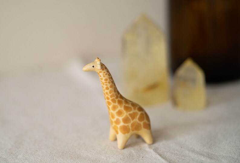 Miniature Handmade Ceramic Giraffe Figurine - Etsy