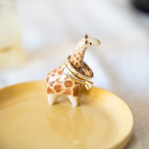 Handmade Ceramic Ring Dish With Giraffe - Etsy