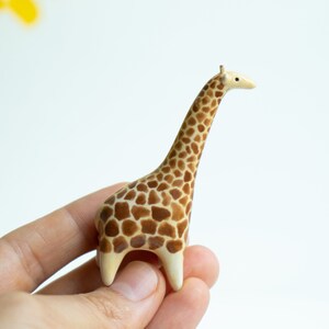 Miniature Handmade Ceramic Giraffe Figurine | Etsy