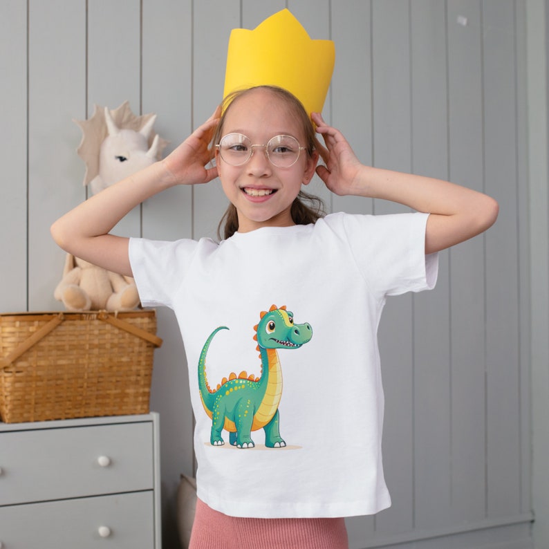 Dinosaur Clipart, Cute Dinos PNG, T-rex, Triceratops, Brontosaurus ...