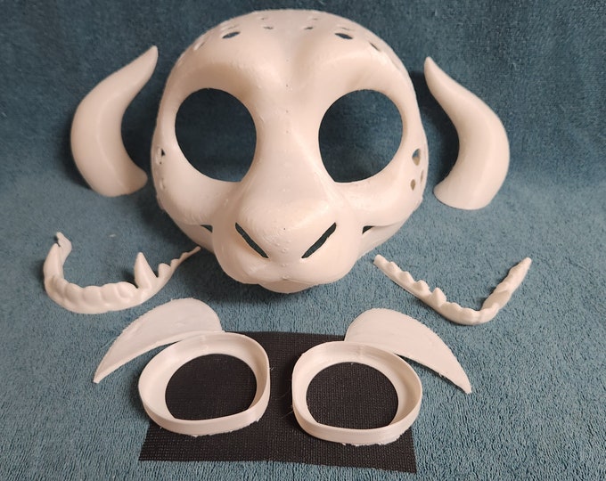 Small Dragon Fursuit Head Blank - Etsy