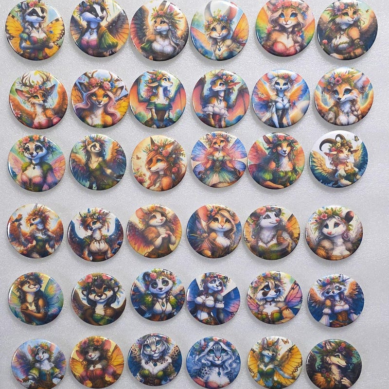Furry Pins - Etsy