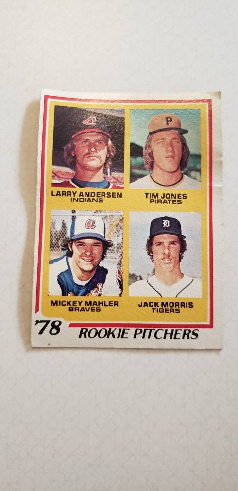 Jack Morris 1978 Topps Baseball Rookie Card #703 Detroit Tigers, RC ...