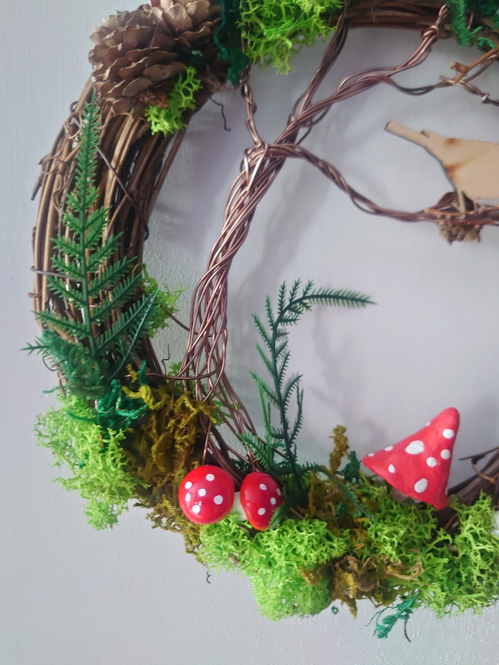 Nature Tree Wreath, Cottagecore Dreamcatcher - Etsy