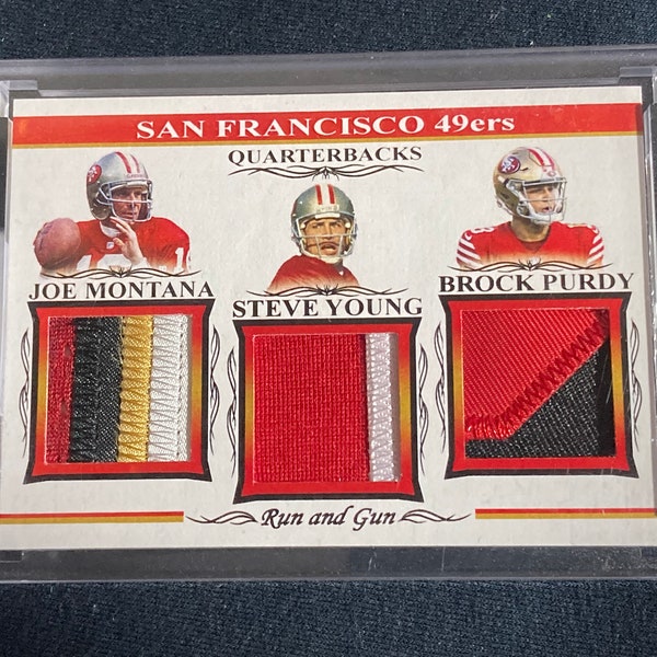 Jersey Card Brock Purdy - Etsy