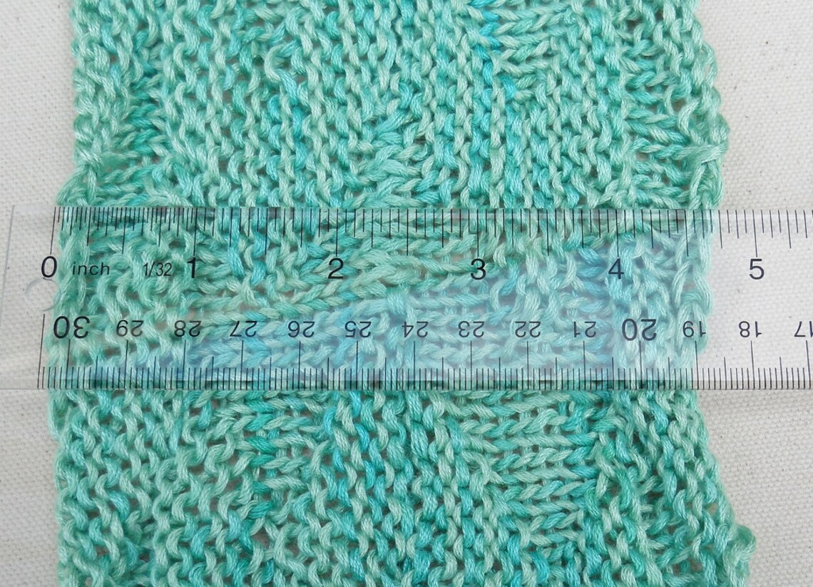 Mobius Cowl Hand Knit of Hand Painted Pale Green Rayon and Cotton Yarn ...