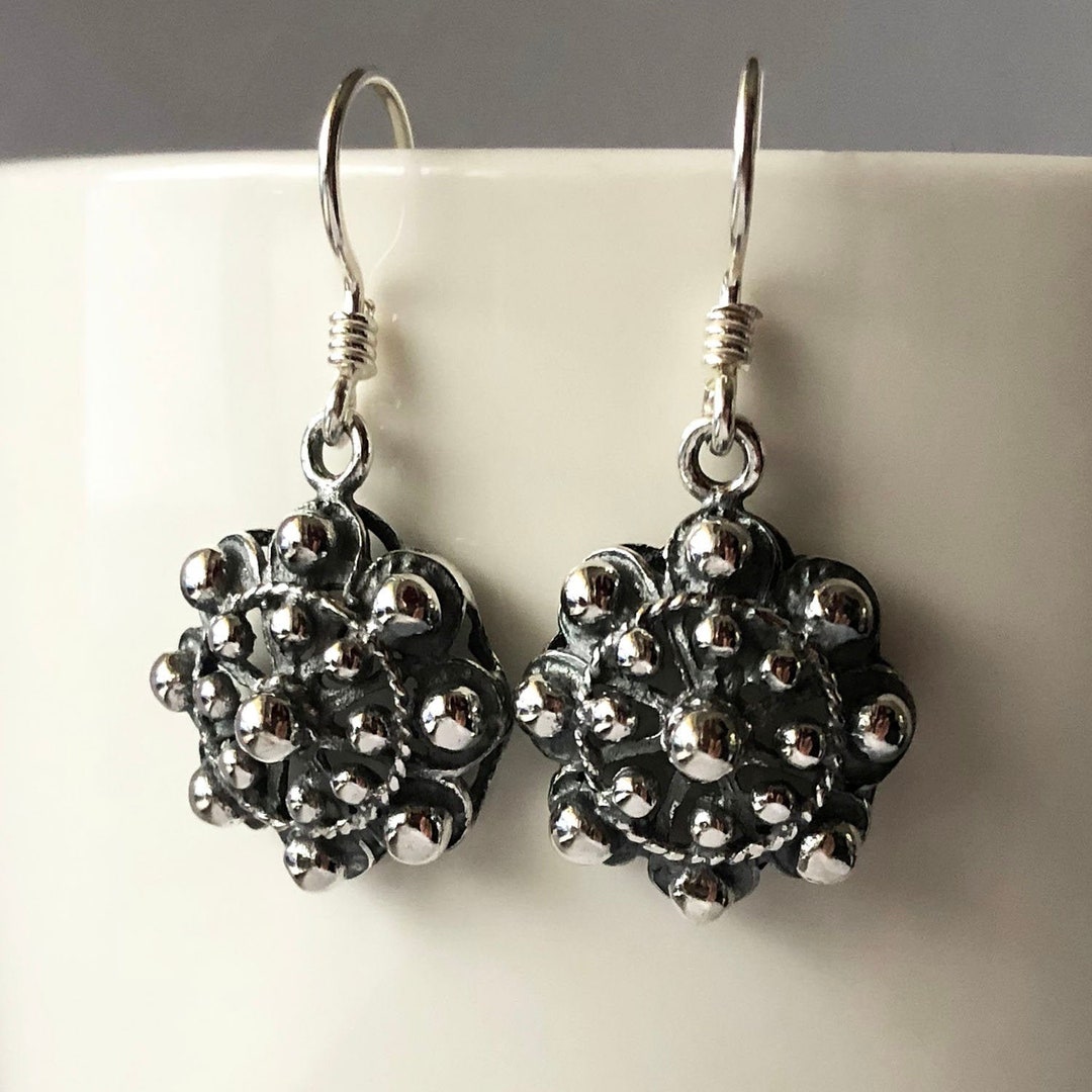 Silver Earrings Charro Dangle - Silver Dangle Earrrings - Charro ...