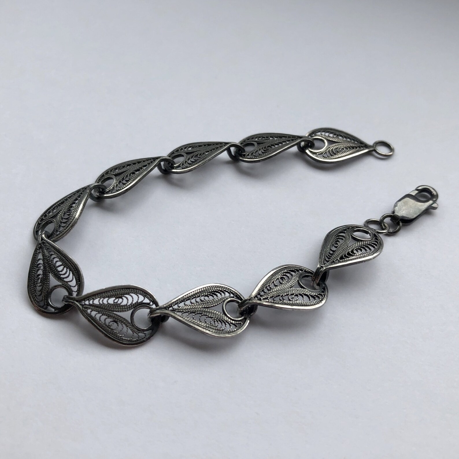 Filigree Bracelet Marisol Silver Bracelets Filigree - Etsy