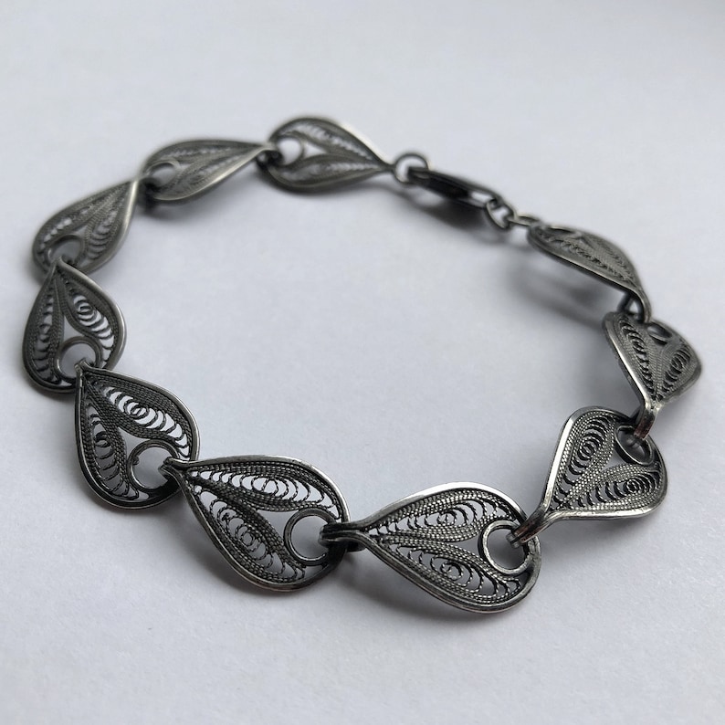 Filigree Bracelet Marisol Silver Bracelets Filigree - Etsy