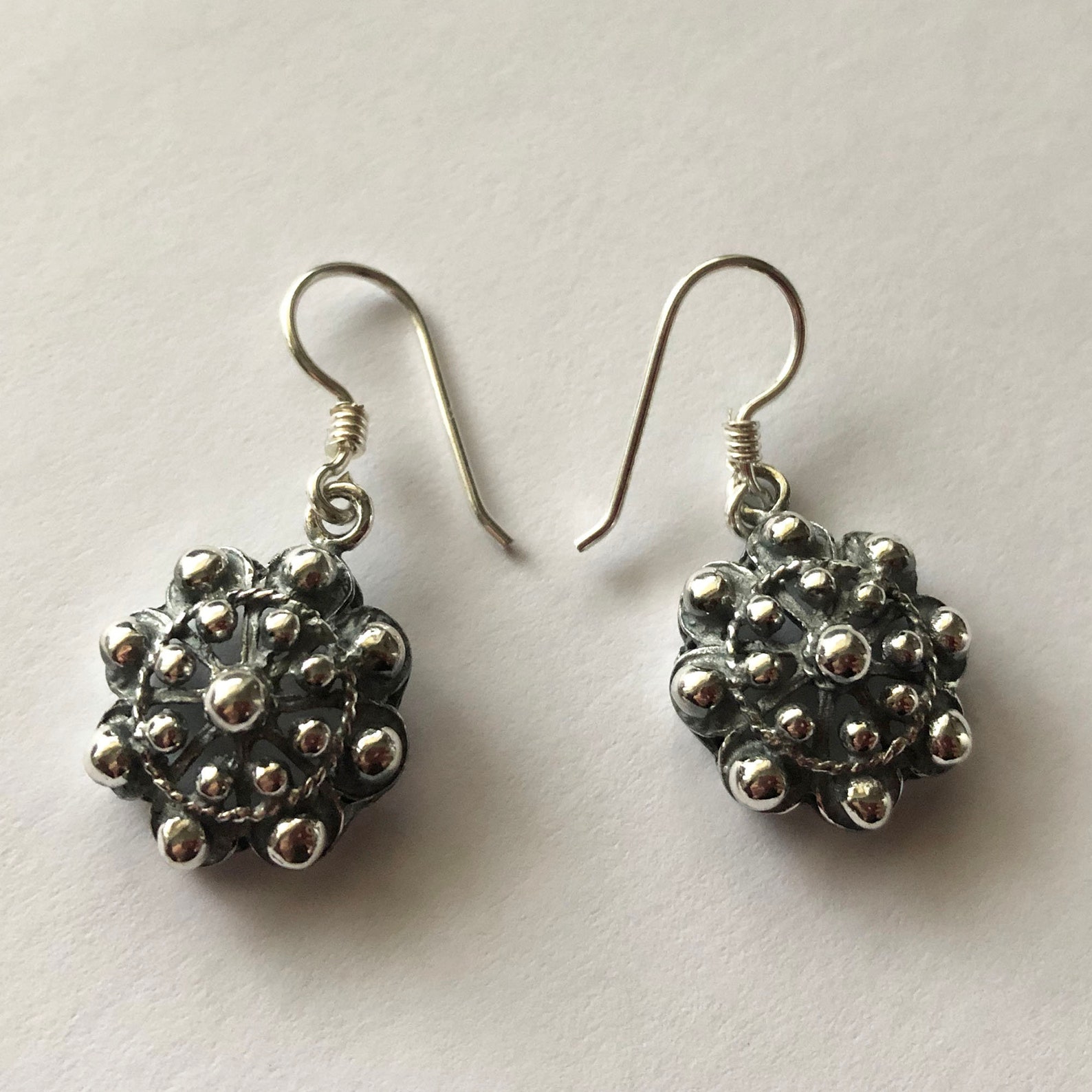 Silver Earrings Charro Dangle - Silver Dangle Earrrings - Charro ...