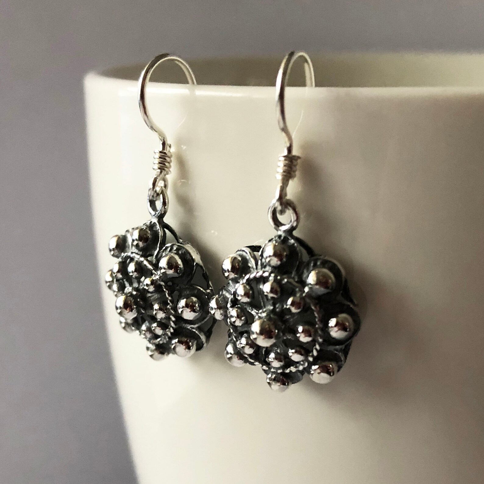 Silver Earrings Charro Dangle - Silver Dangle Earrrings - Charro ...