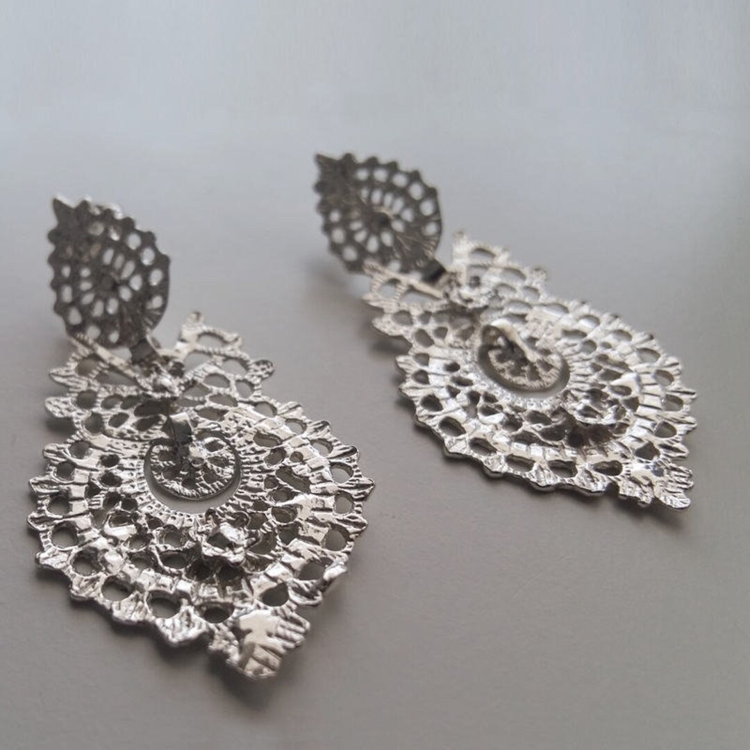 Sterling Silver Earrings Victoria - Royal Earrings - Historic Earrings ...